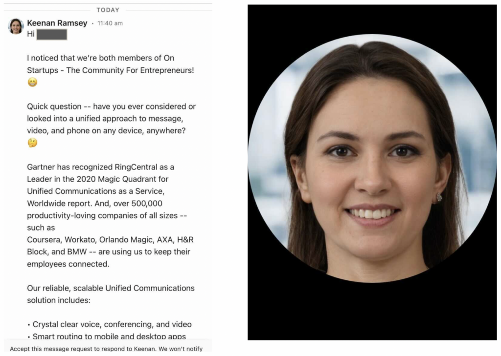 Research note: This salesperson does not exist: How tactics from ...